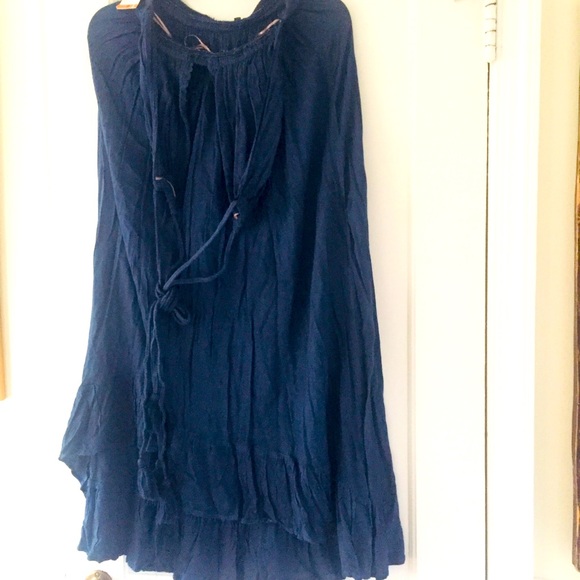 Raviya | Dresses | Raviya Ruffled Halter Coverup Maxi Dress | Poshmark